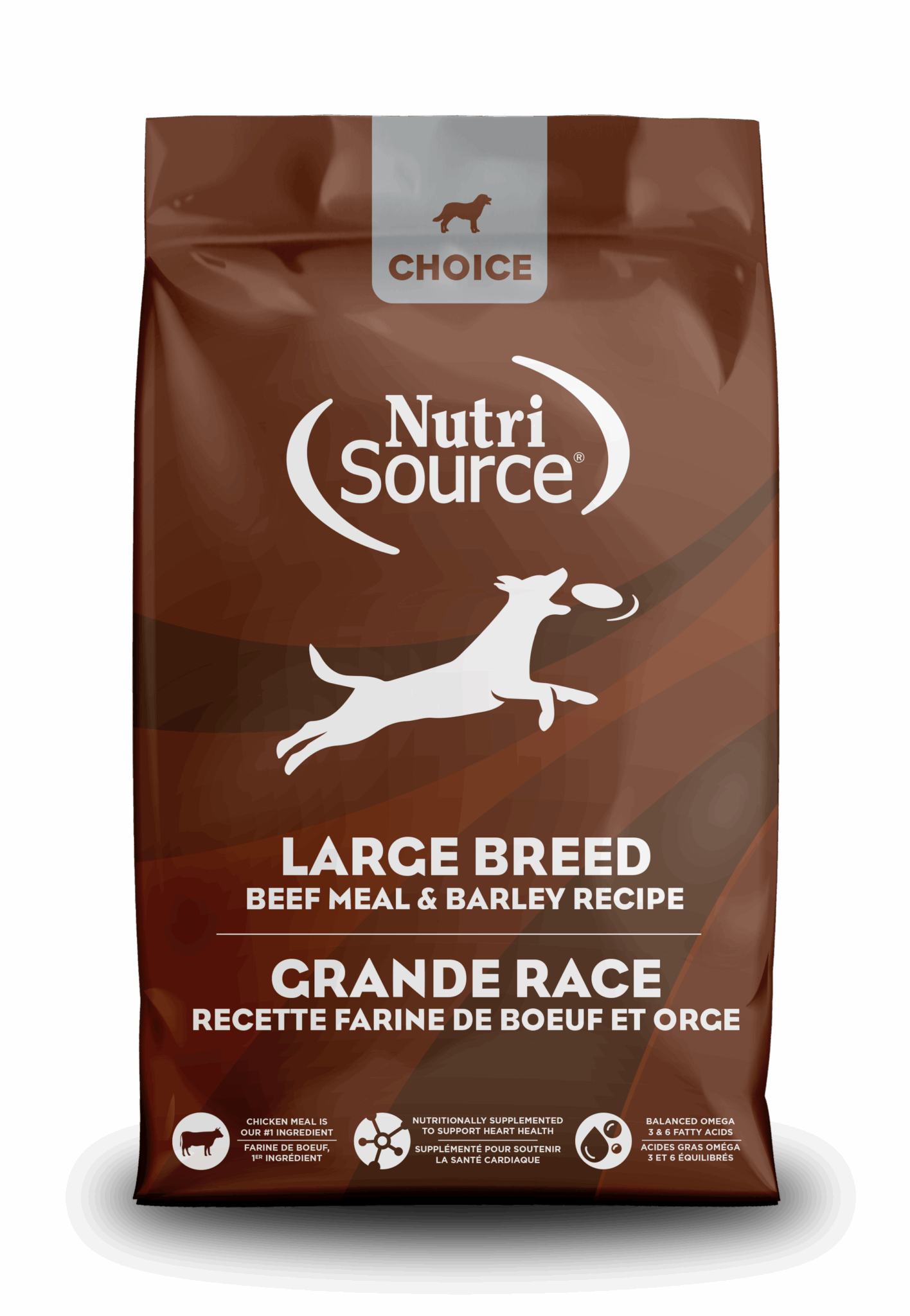 Nutri Source Choice Large Breed Beef & Barley – Healthy Pet Austin