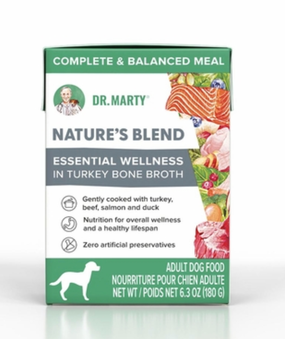 Dr. Marty Essential Wellness Turkey, Beef, Salmon & Duck Tetra Pack ...