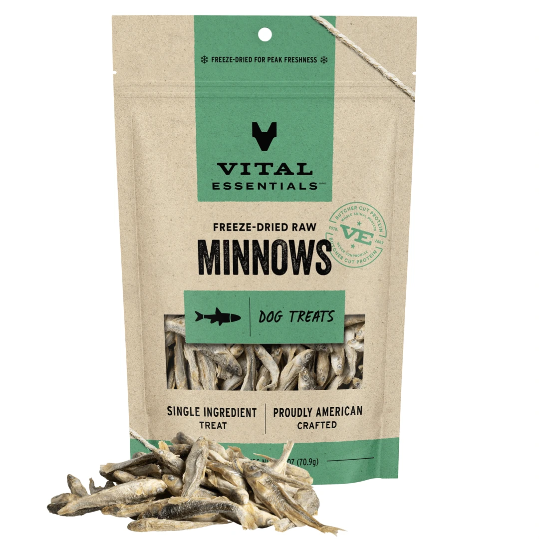Vital Essentials Freeze Dried Minnows – Healthy Pet Austin