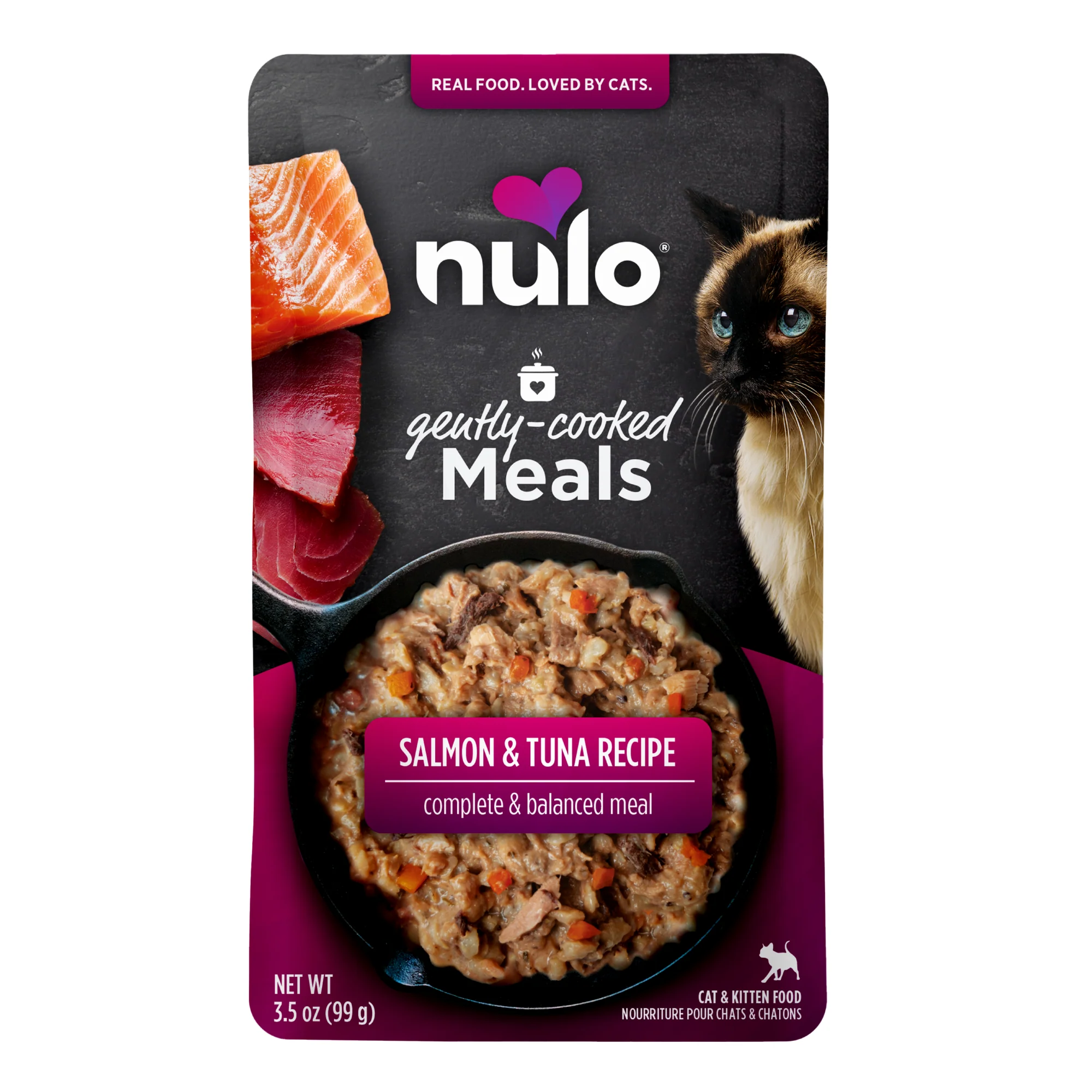 Nulo Gently Cooked Salmon & Tuna Cat & Kitten Pouch – Healthy Pet Austin