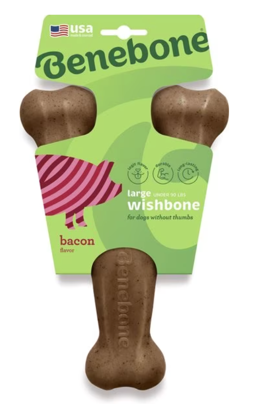 Benebone Wishbone Chew Bacon Flavor – Healthy Pet Austin