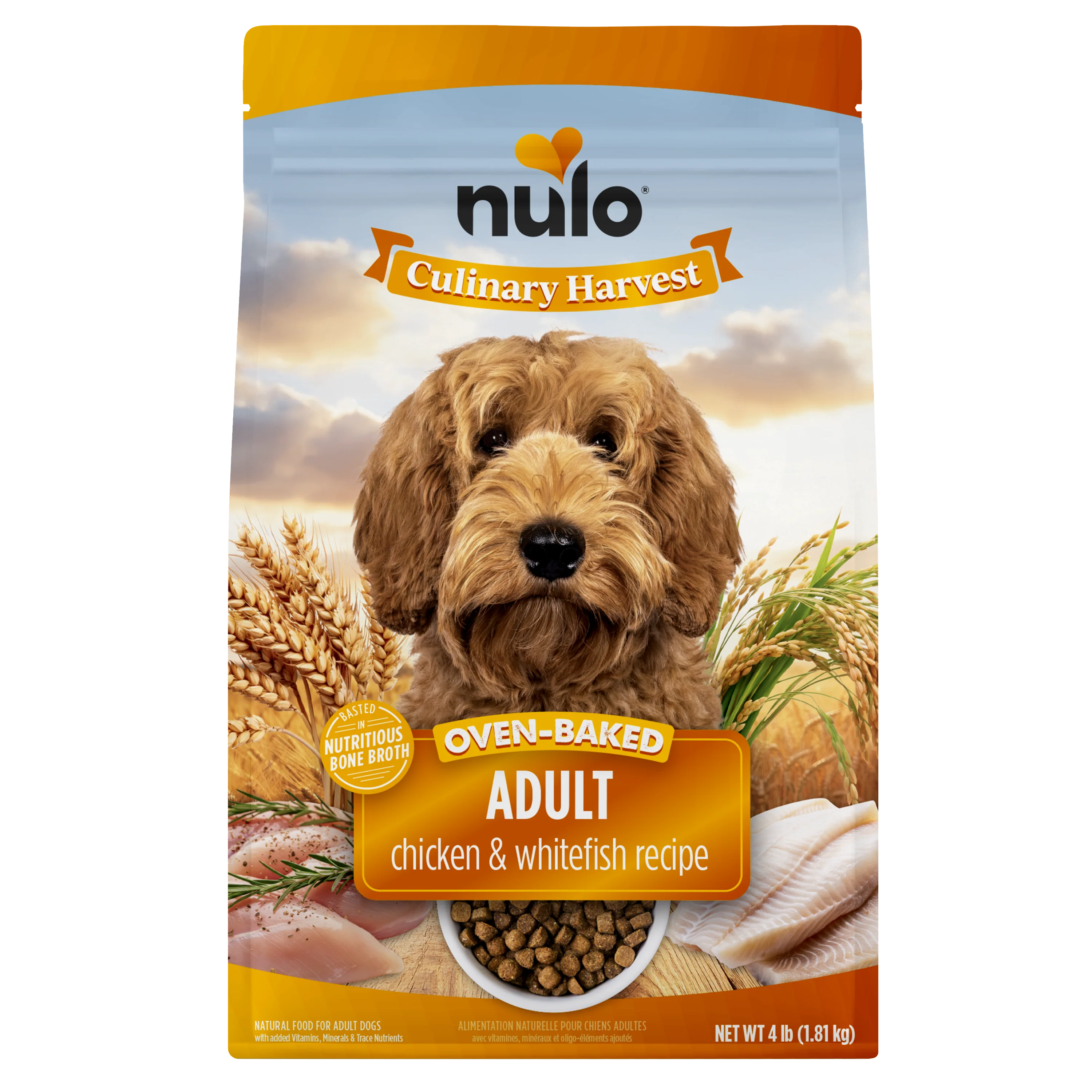 Nulo Culinary Harvest Oven Baked Dog Chicken & Whitefish – Healthy Pet ...