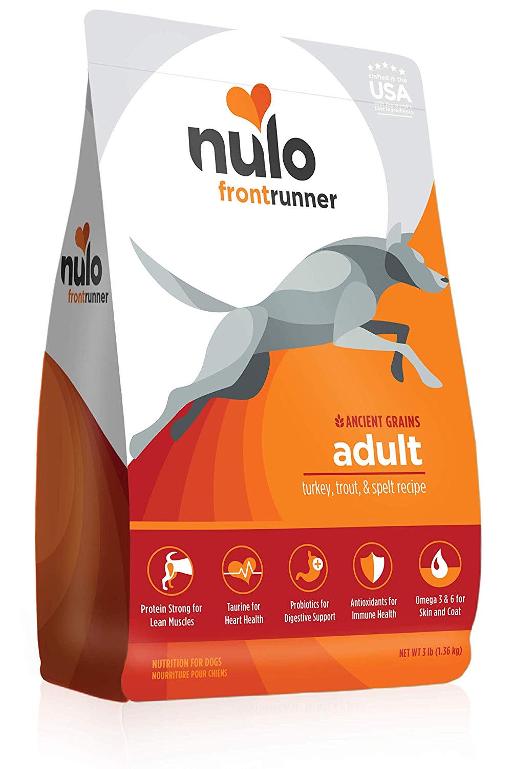 Nulo Front Runner Adult Turkey Trout & Spelt – Healthy Pet Austin